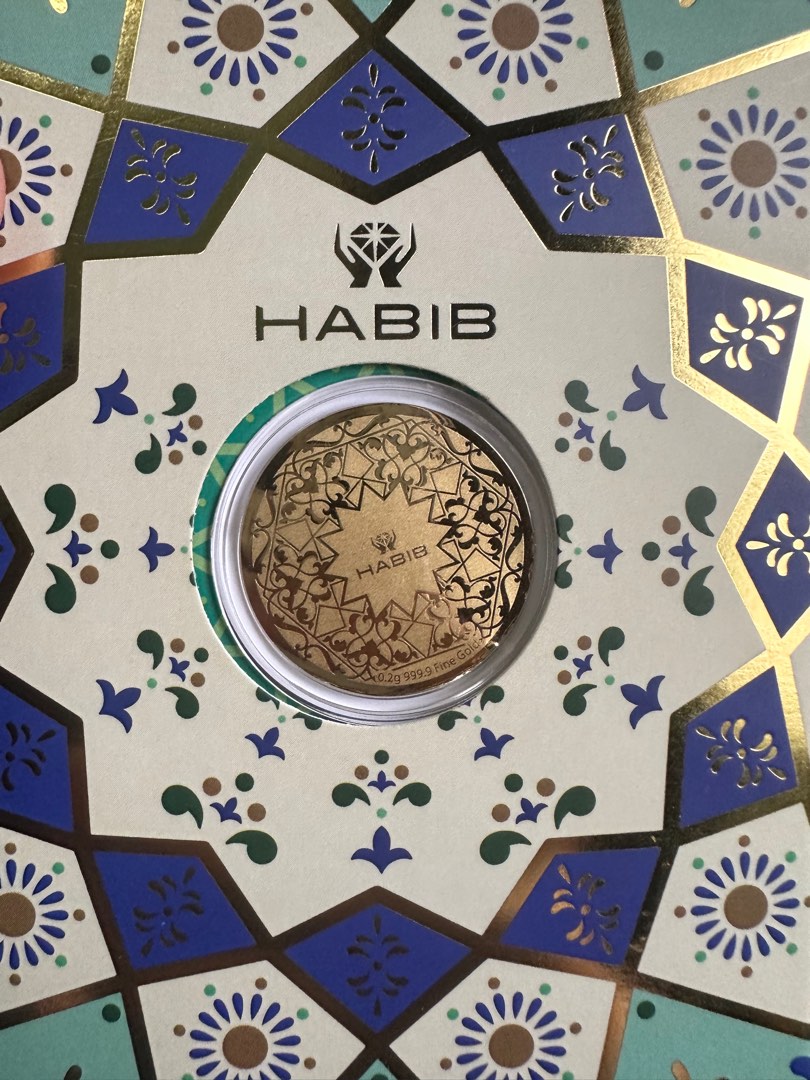 Gold Coin HABIB 999.9 0.2g, Hobbies & Toys, Collectibles & Memorabilia ...