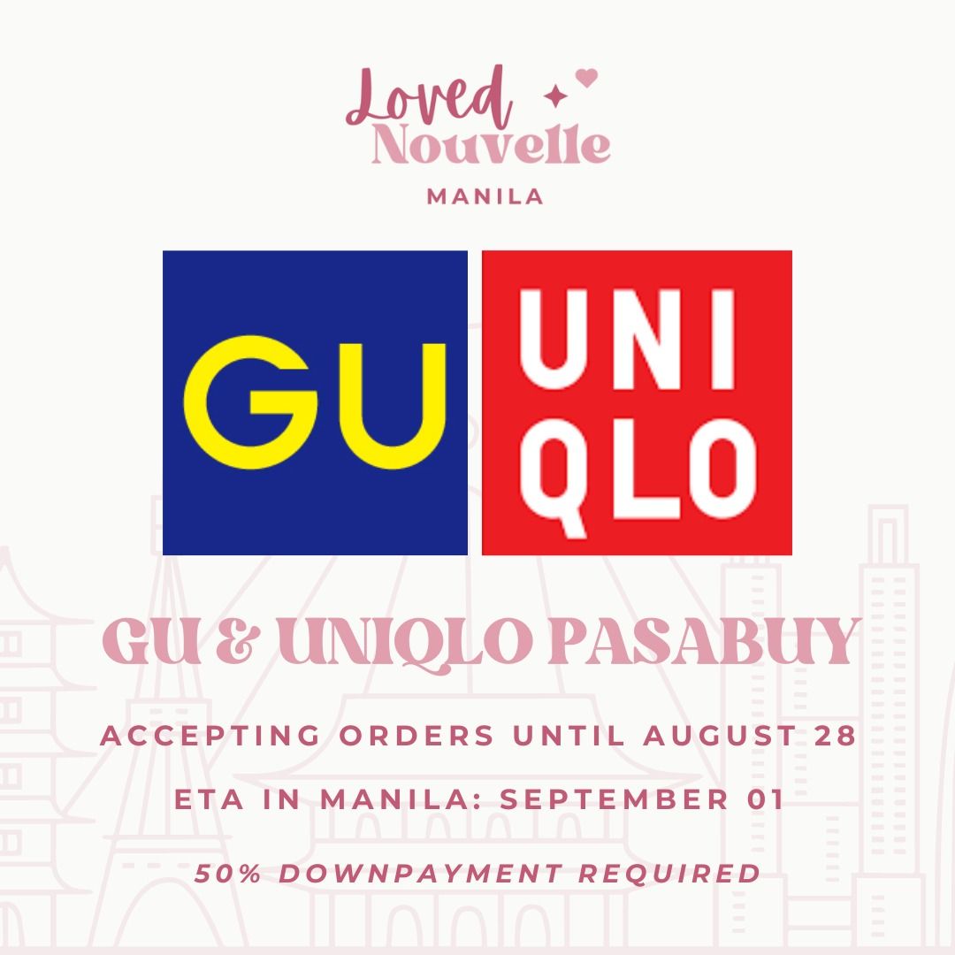 GU & UNIQLO Pasabuy August 2024, Announcements on Carousell