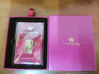 HABIB EXCLUSIVE SET GOLD BAR, Luxury, Accessories on Carousell