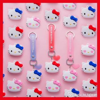 Hello Kitty Lab 35th 全新正版 Sanrio 35周年 紀念 掛頸繩 八達通套 證件套 員工證, 女裝, 手袋及銀包, 銀 ...