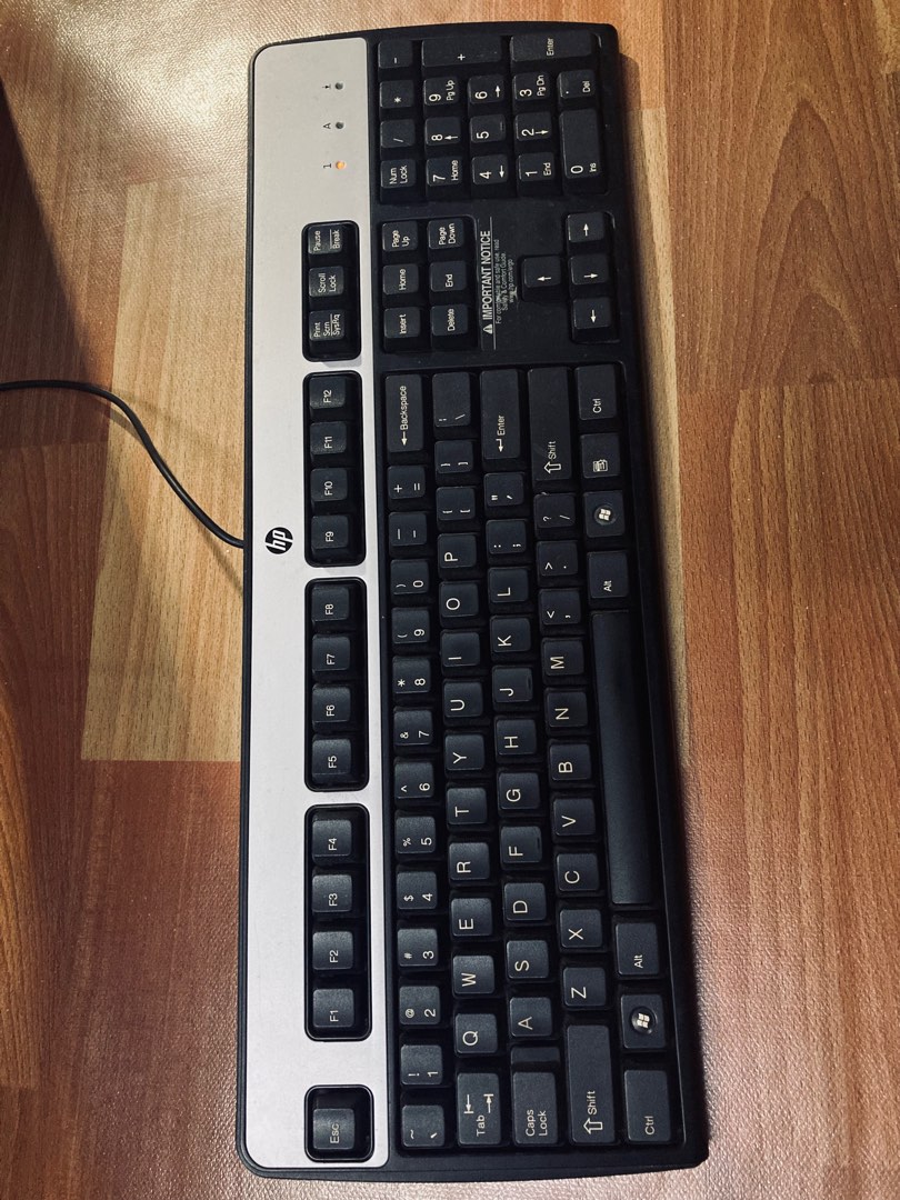 HP classic keyboard, Computers & Tech, Parts & Accessories, Computer ...