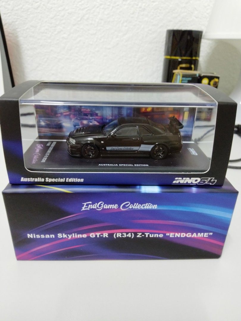 INNO64 Nissan Skyline GT-R R34 Z-Tune "Endgame" (Chase Car), Hobbies ...