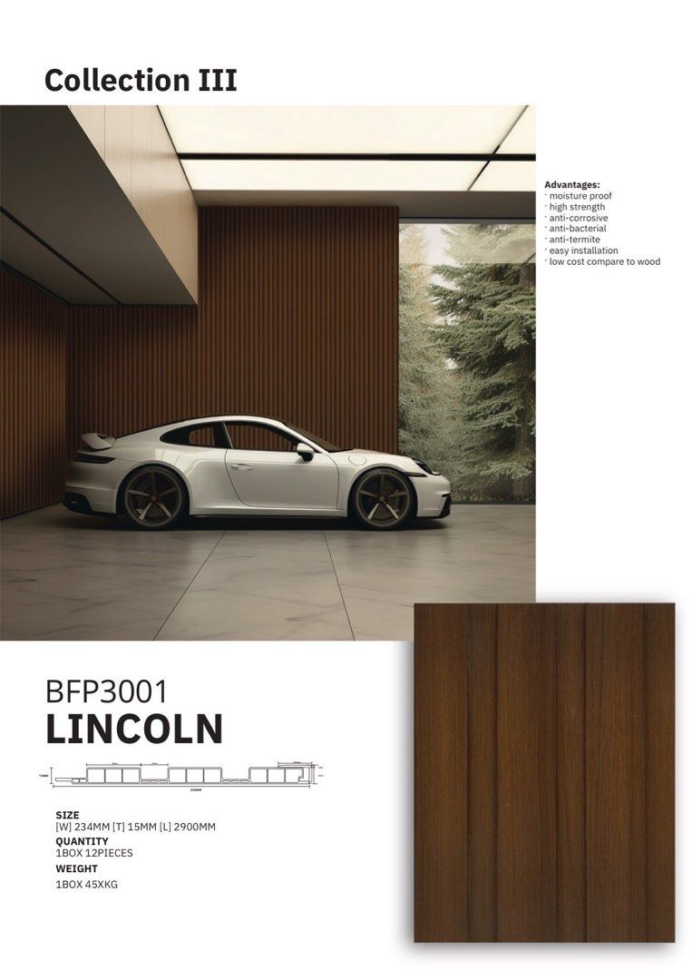 Ipoh wall deco pls call Jack Teoh 012-5397771.C3 Fluted Wall Panel ...