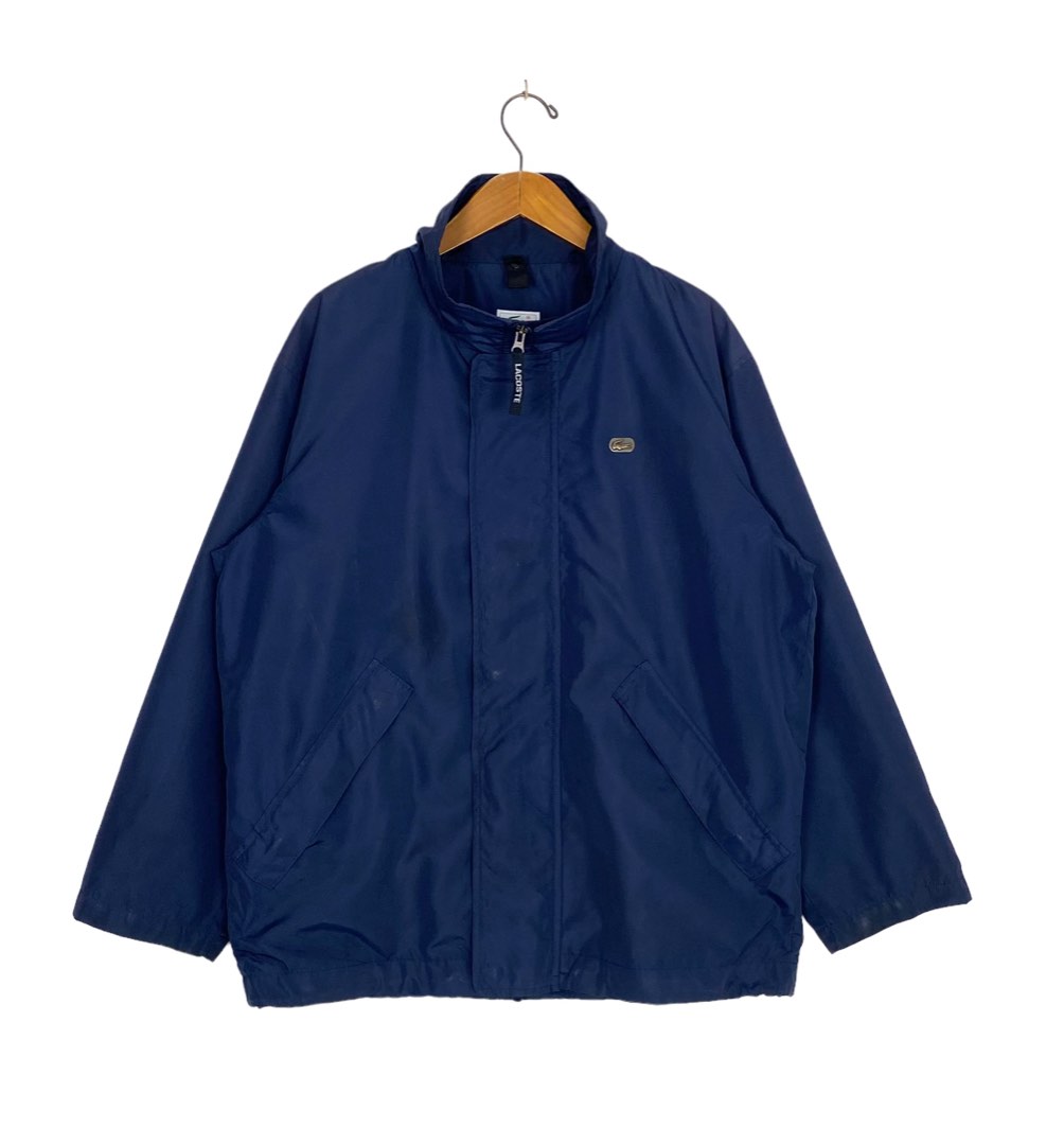 Lacoste Navy Blue Jacket Small Logo, Men's Fashion, Coats, Jackets and ...