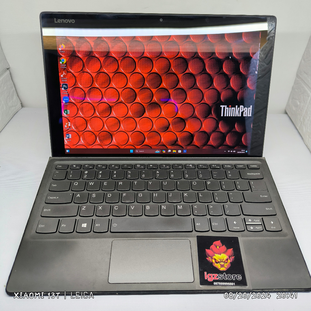 Laptop Tablet Lenovo Miix 520 Core i5 gen 9 ram 8gb ssd 256gb SIAP ...