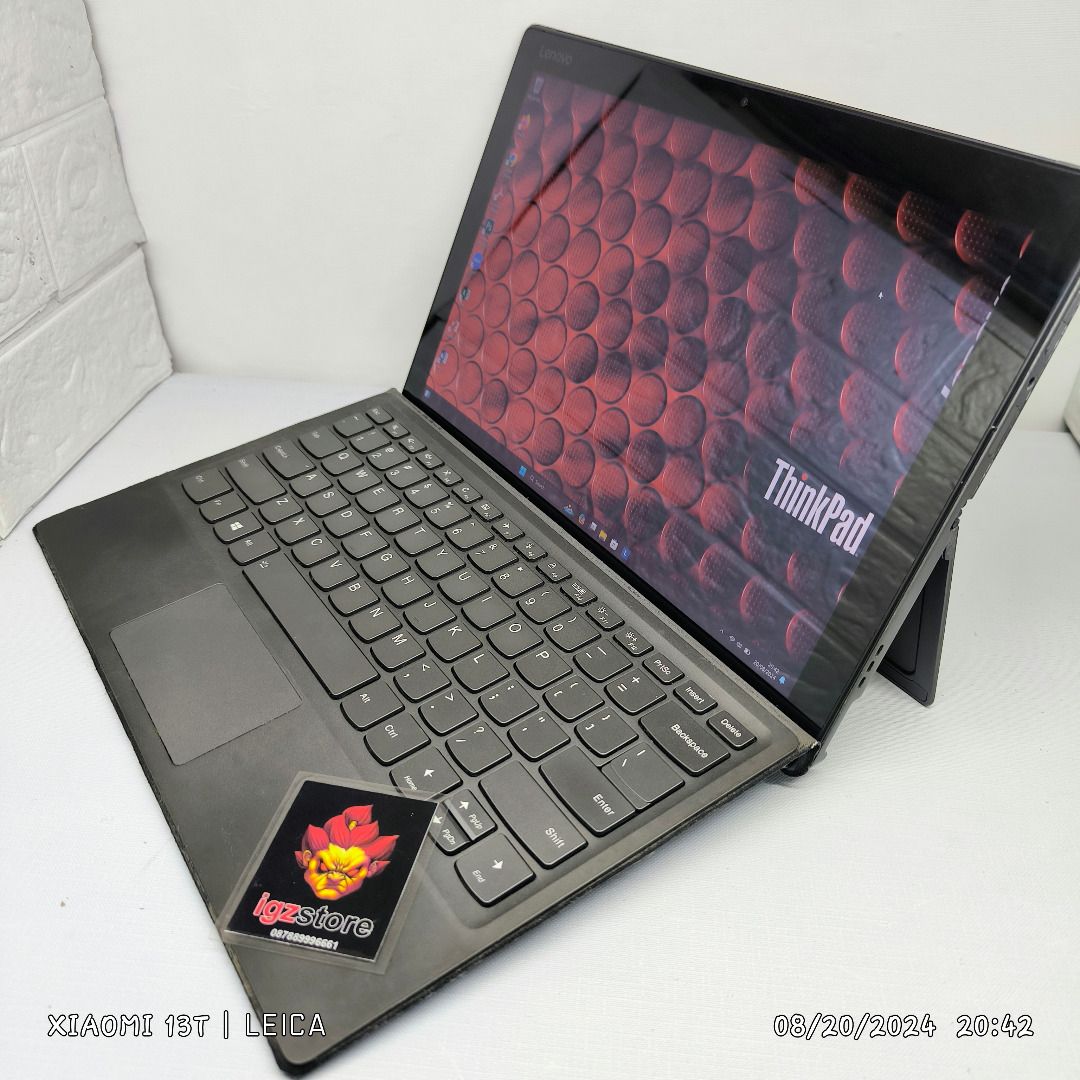 Laptop Tablet Lenovo Miix 520 Core i5 gen 9 ram 8gb ssd 256gb SIAP ...
