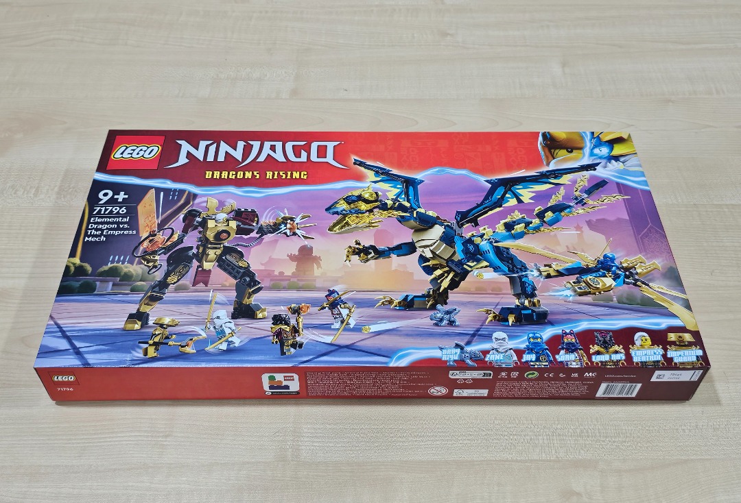 Lego Ninjago 71796 Elemental Dragon vs. The Empress Mech, Hobbies ...