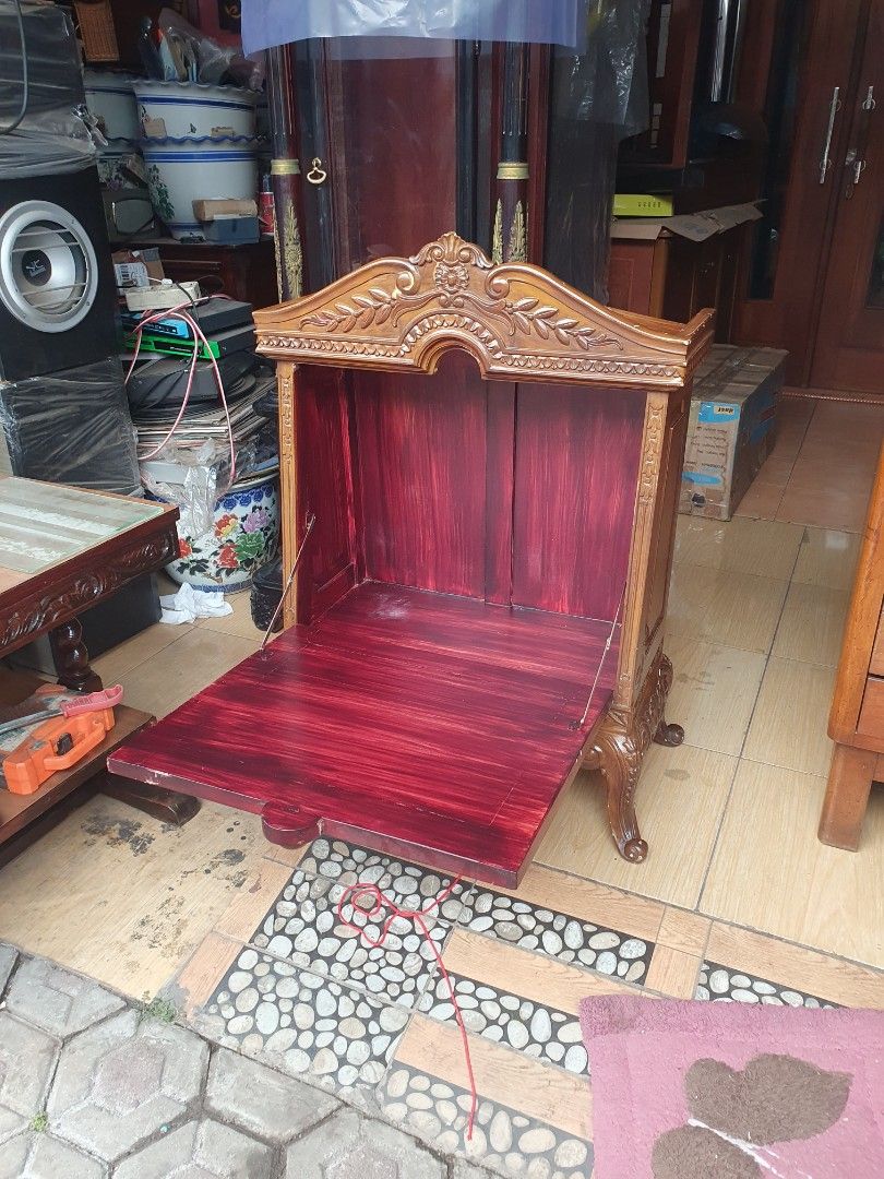 lemari display lemari arsip lemari pajangan antik, Antik, Furnitur di ...