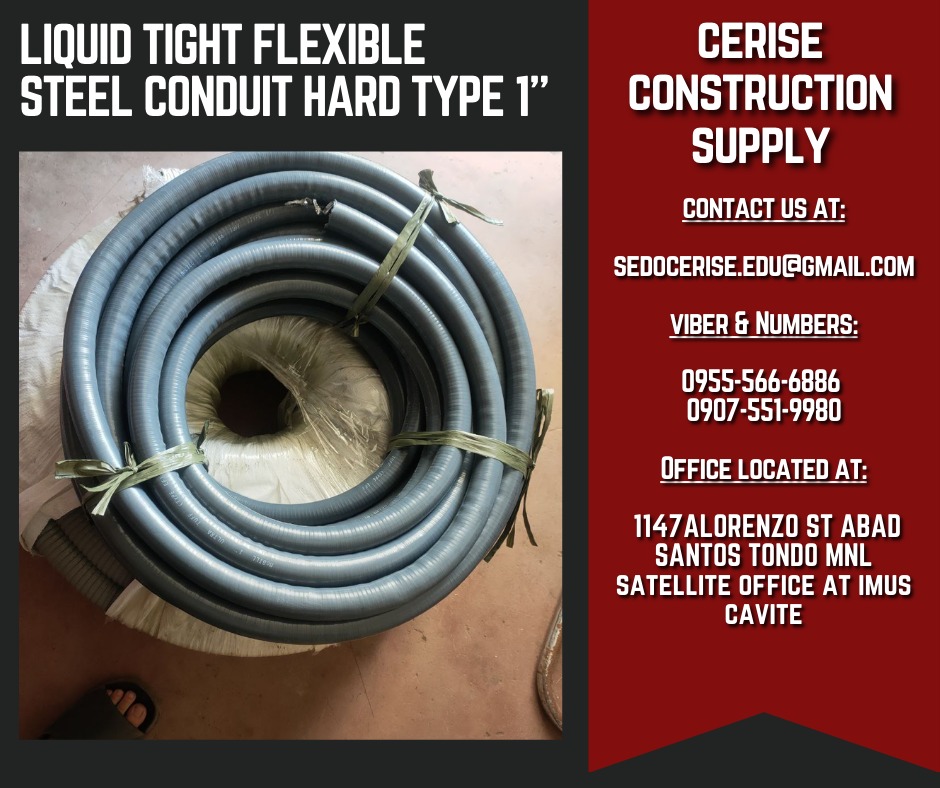 LIQUID TIGHT FLEXIBLE STEEL CONDUIT HARD TYPE 1", Commercial ...