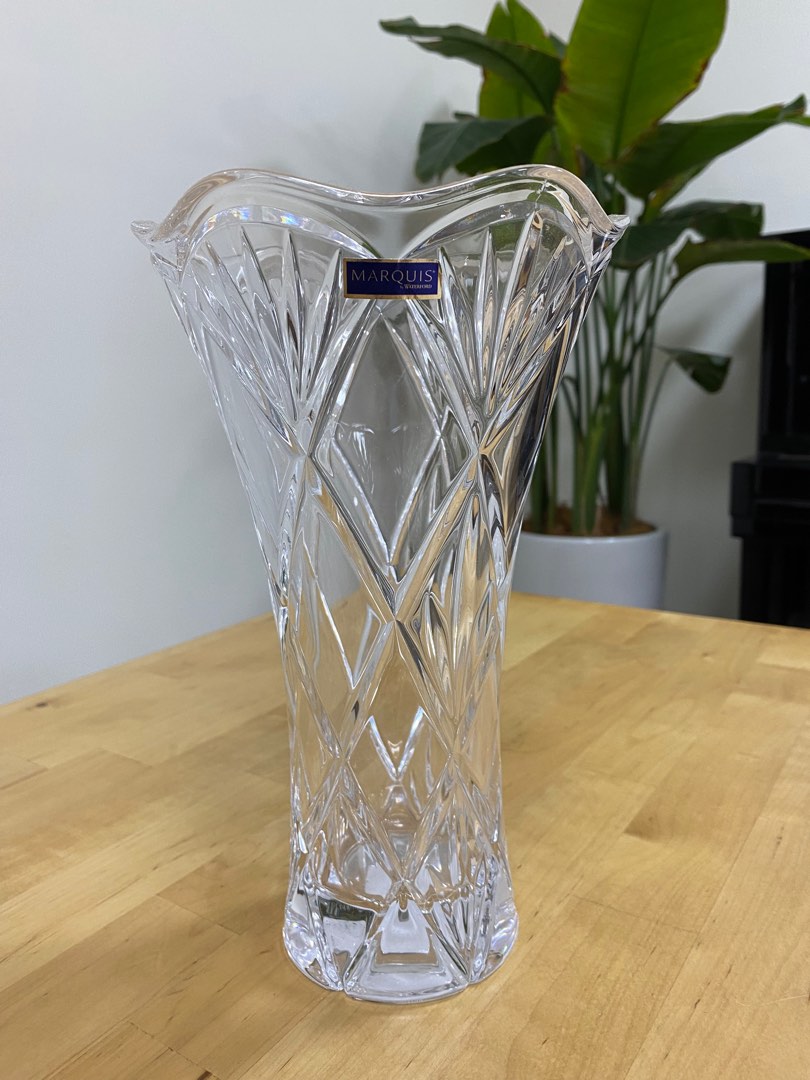 Marquis by Waterford Crystal Vase Made in Germany, Furniture & Home ...
