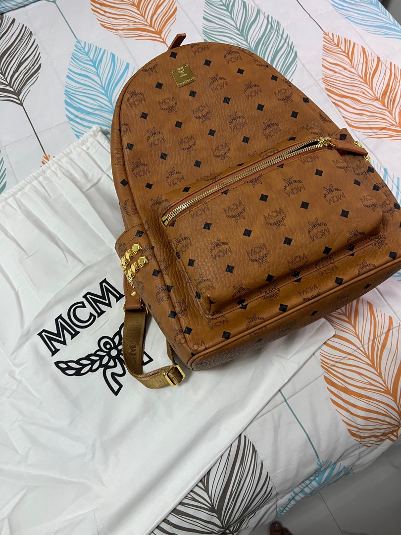 MCM Large Backpack, Luxury, Bags & Wallets on Carousell