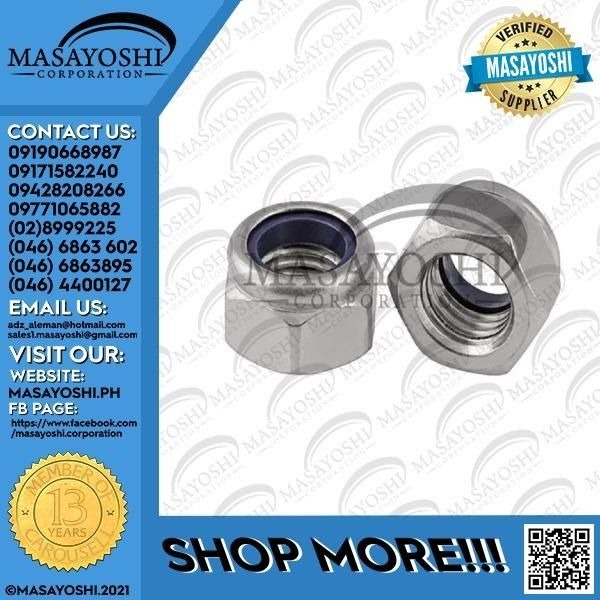 Meisons gi lock nut 5/8" galvanized self locking nut | Locking ...