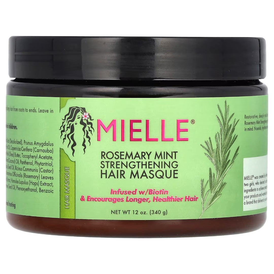 Mielle, Strengthening Hair Masque, Rosemary Mint, 12 oz (340 g), Beauty ...