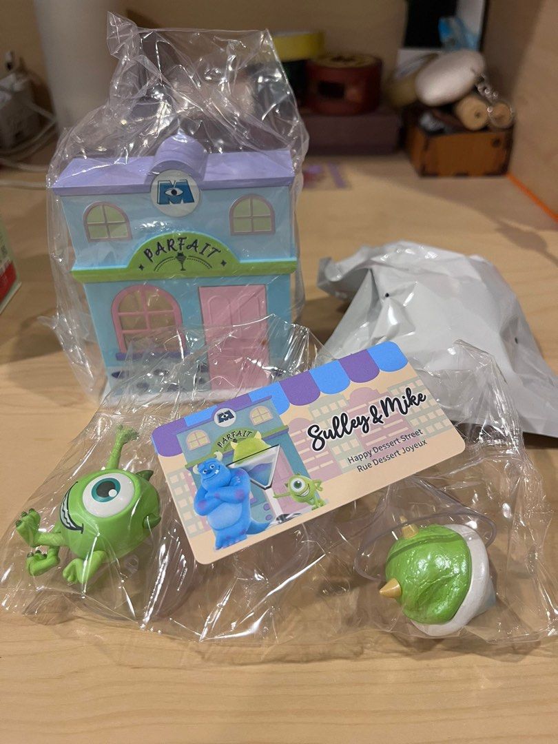 Mike & Sulley Disney Bakery Street Blind box miniso, Hobbies & Toys ...