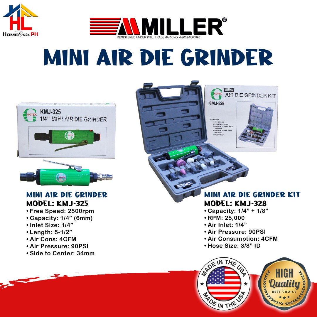 Miller Mini Air Grinder, Commercial & Industrial, Industrial Equipment ...
