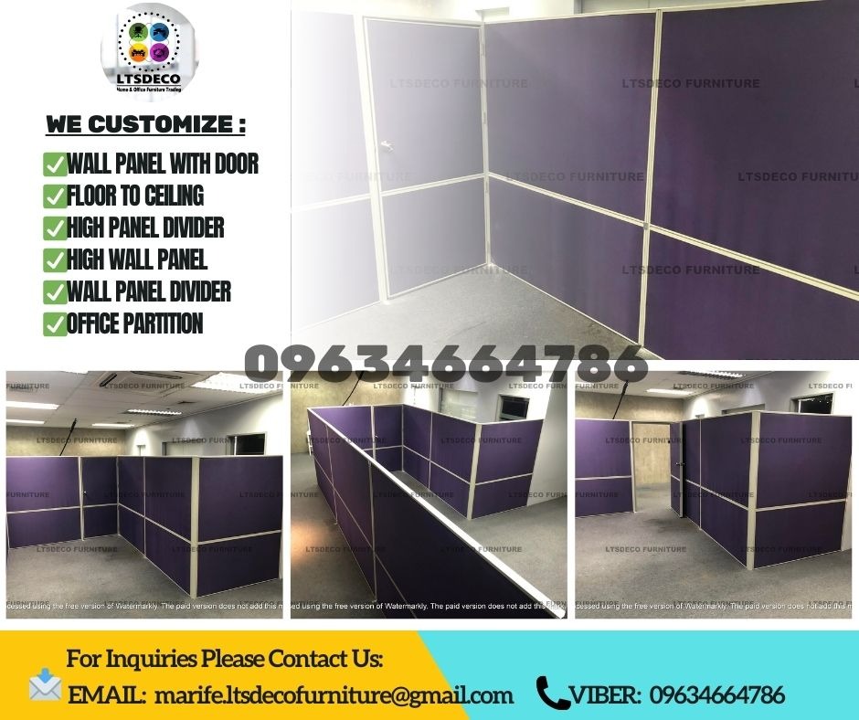 NEW WALL PANEL HIGH DIVIDER OFFICE PARTITION FURNITURES, Furniture ...