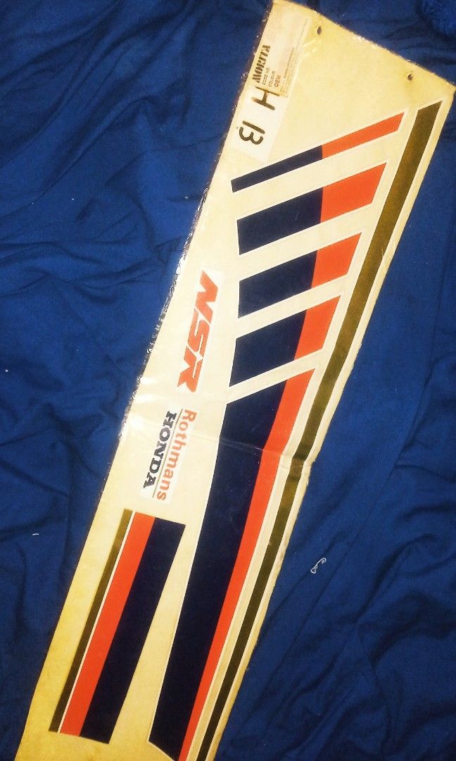 NSR Rothmans Honda sticker.NSR, Men's Fashion, Activewear on Carousell