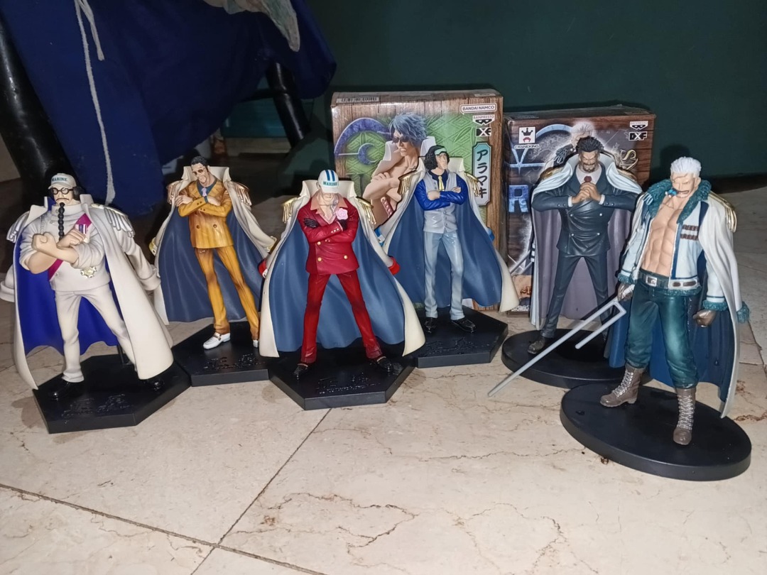 18 Collection set of One Piece, Complete Admirals, (Bandai - Banpresto ...