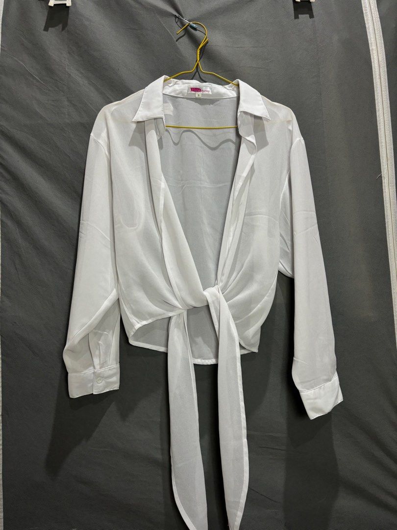 Outer putih cantik | outer kemeja putih, Fesyen Wanita, Pakaian Wanita ...