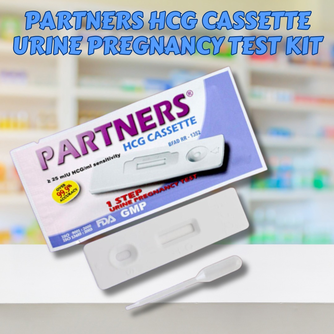 PARTNERS PREGNANCY TEST KIT, Health & Nutrition, Medical Supplies ...