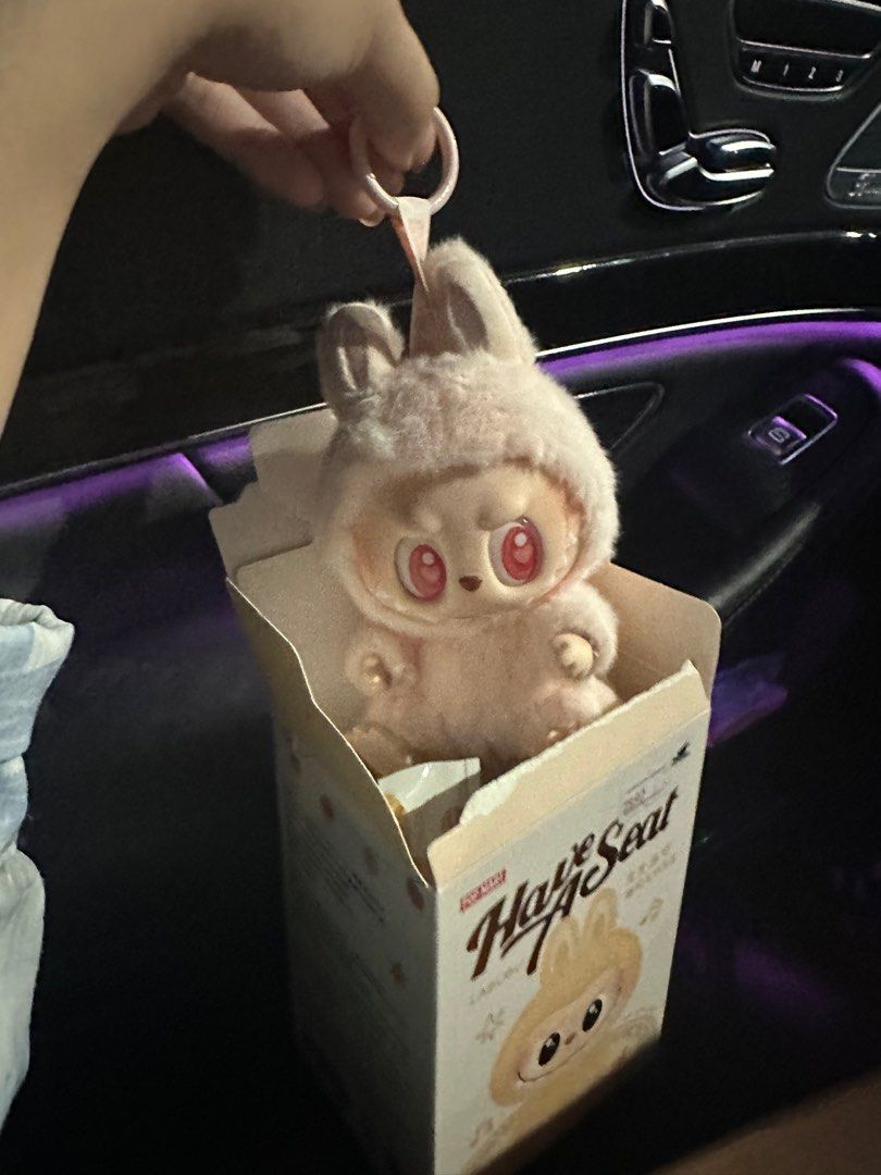 Pink labubu v2- DADA, Hobbies & Toys, Toys & Games on Carousell