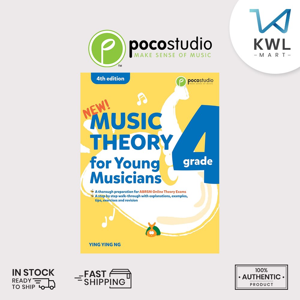 Poco Music Theory for Young Musicians, Grade 4, Hobbies & Toys, Music ...
