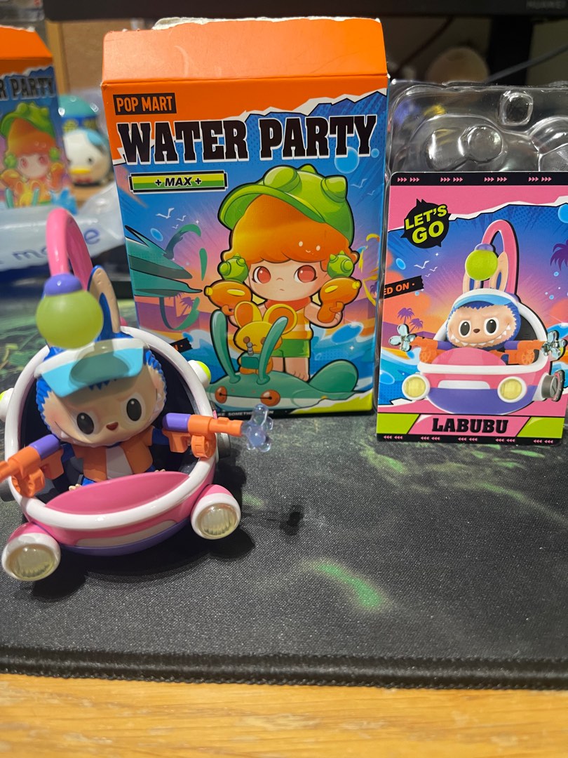 Pop Mart Water Party Labubu, Hobbies & Toys, Toys & Games on Carousell