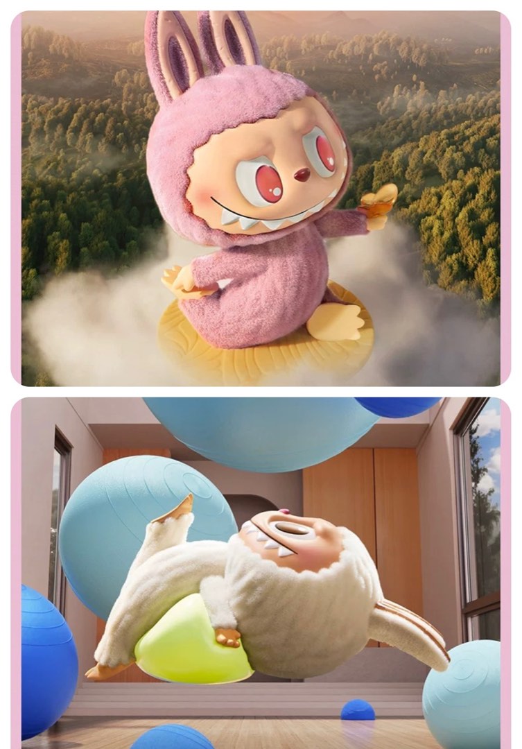 Popmart Labubu Yoga, Hobbies & Toys, Toys & Games on Carousell