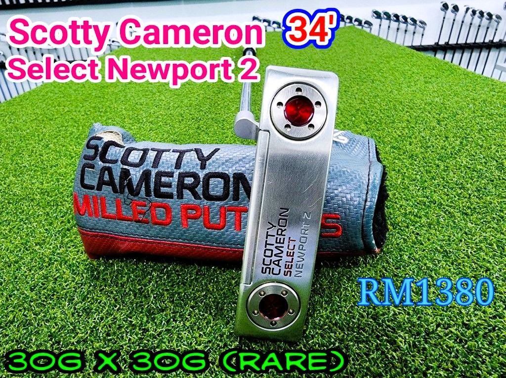POPULAR MODEL!!! Scotty Cameron Select Newport 2 (34') with RAREST ...
