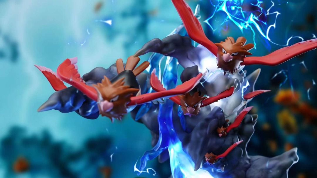 【PRE-ORDER】 Comic House Studio - Bicycle Ash Pokemon Resin Statue GK ...