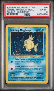 2000 Pokemon Card Japanese Neo Revelation Shining Magikarp Holo 129 PSA ...