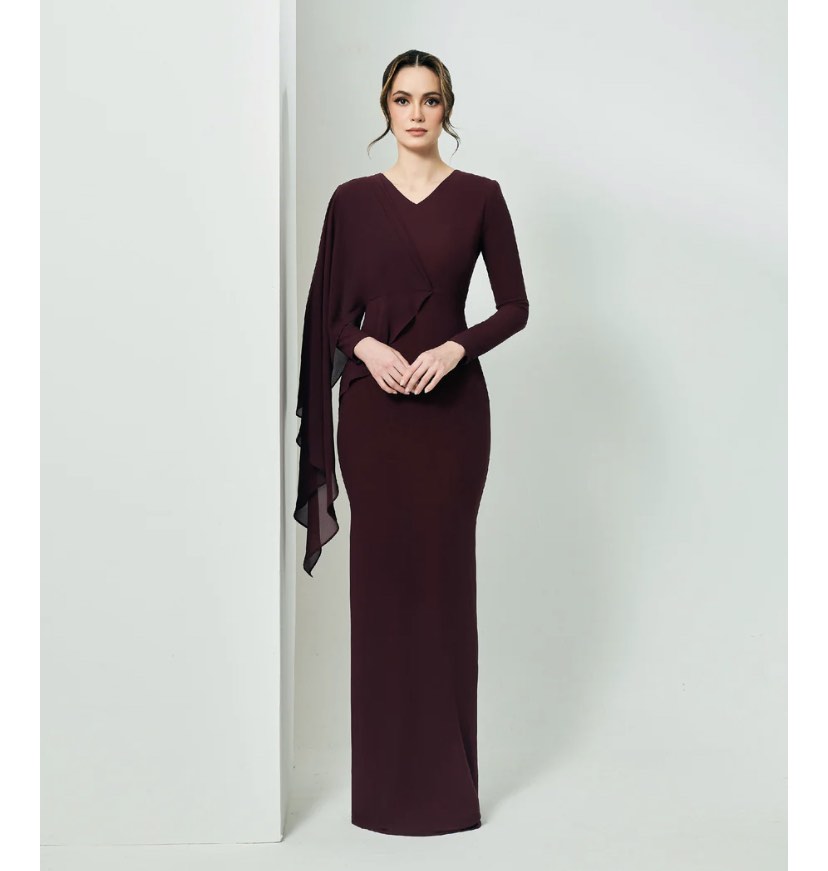 Qiszar Lenora Luxe New, Women's Fashion, Muslimah Fashion, Baju Kurung & sets on Carousell