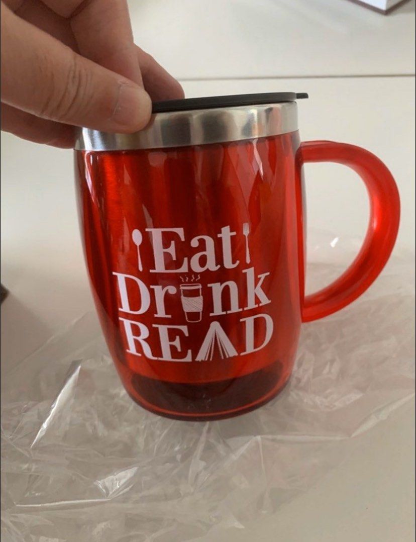 Red Thermal Mug with Box (hot can last 6-8 Hours), Hobbies & Toys ...