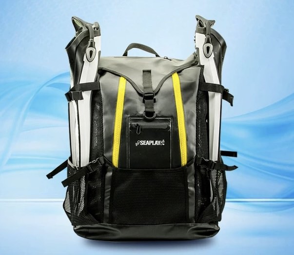 Seaplay Diving Backpack 70L Scuba Fins Bag, Sports Equipment, Sports ...