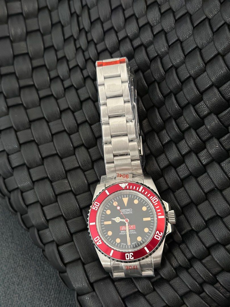 Seiko Mod Coca-cola submariner coke Patina, Men's Fashion, Watches ...