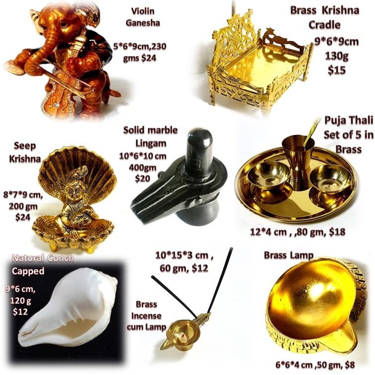 Shiva idol, Lord Murugan idol, Lingam, Nandi Cow, Conch, Siva temple ...