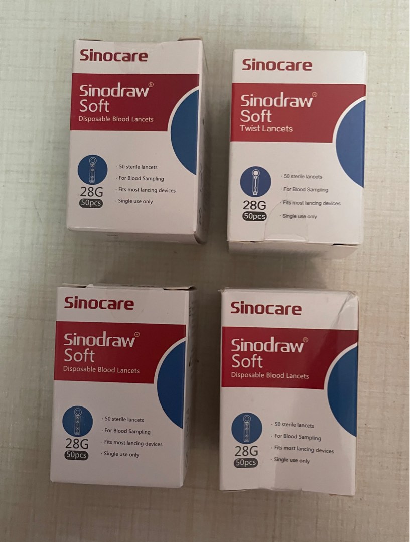 Sinocare Soft Twists Lancets 50pcs, Health & Nutrition, Medical ...