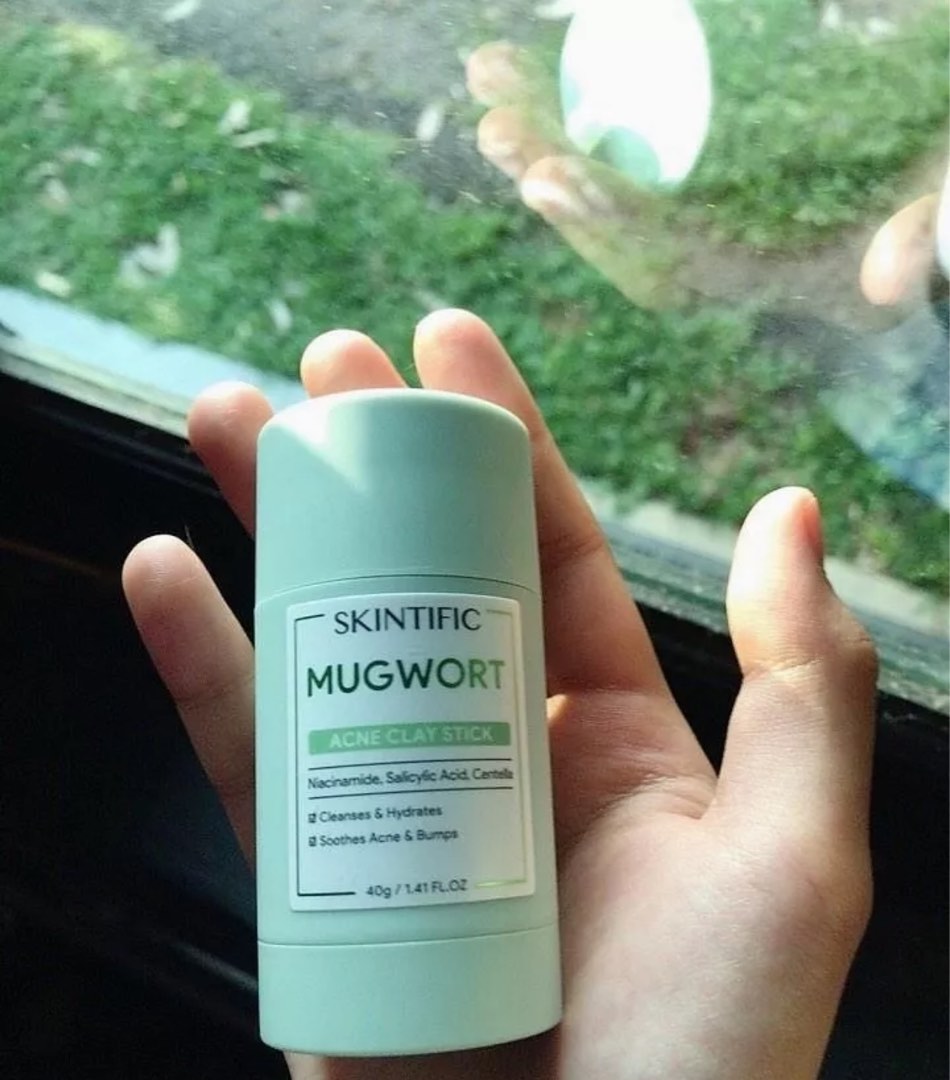 SKINTIFIC Clay Mask Stick Series Mugwort Volcano NIacinamide pink stick ...