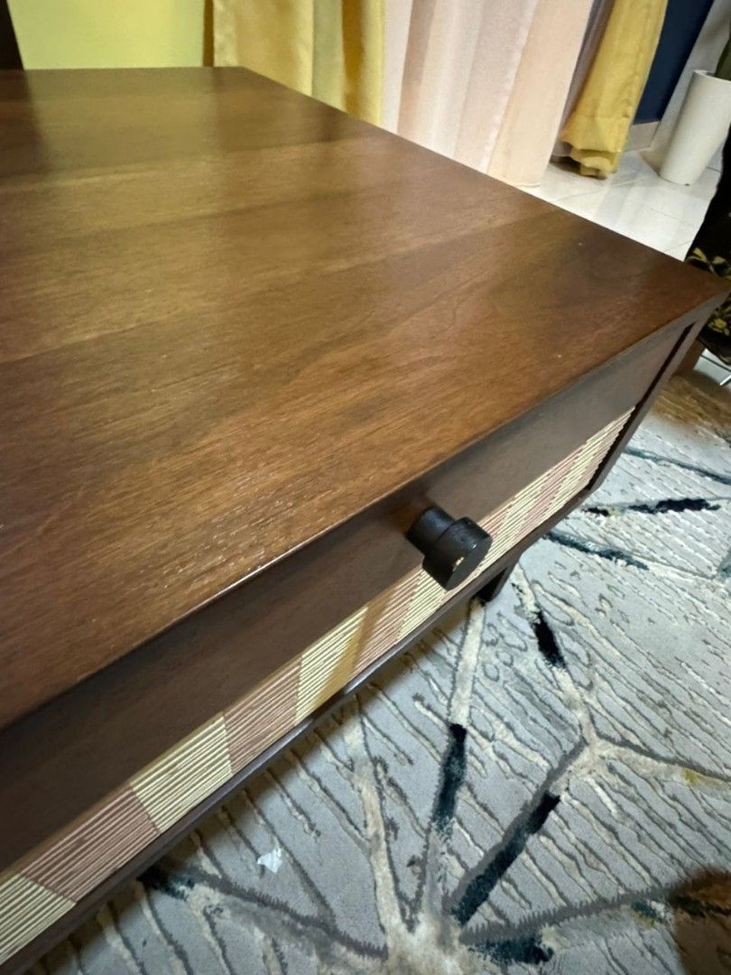 Solid wood coffee table meja kopi, Furniture & Home Living, Furniture ...