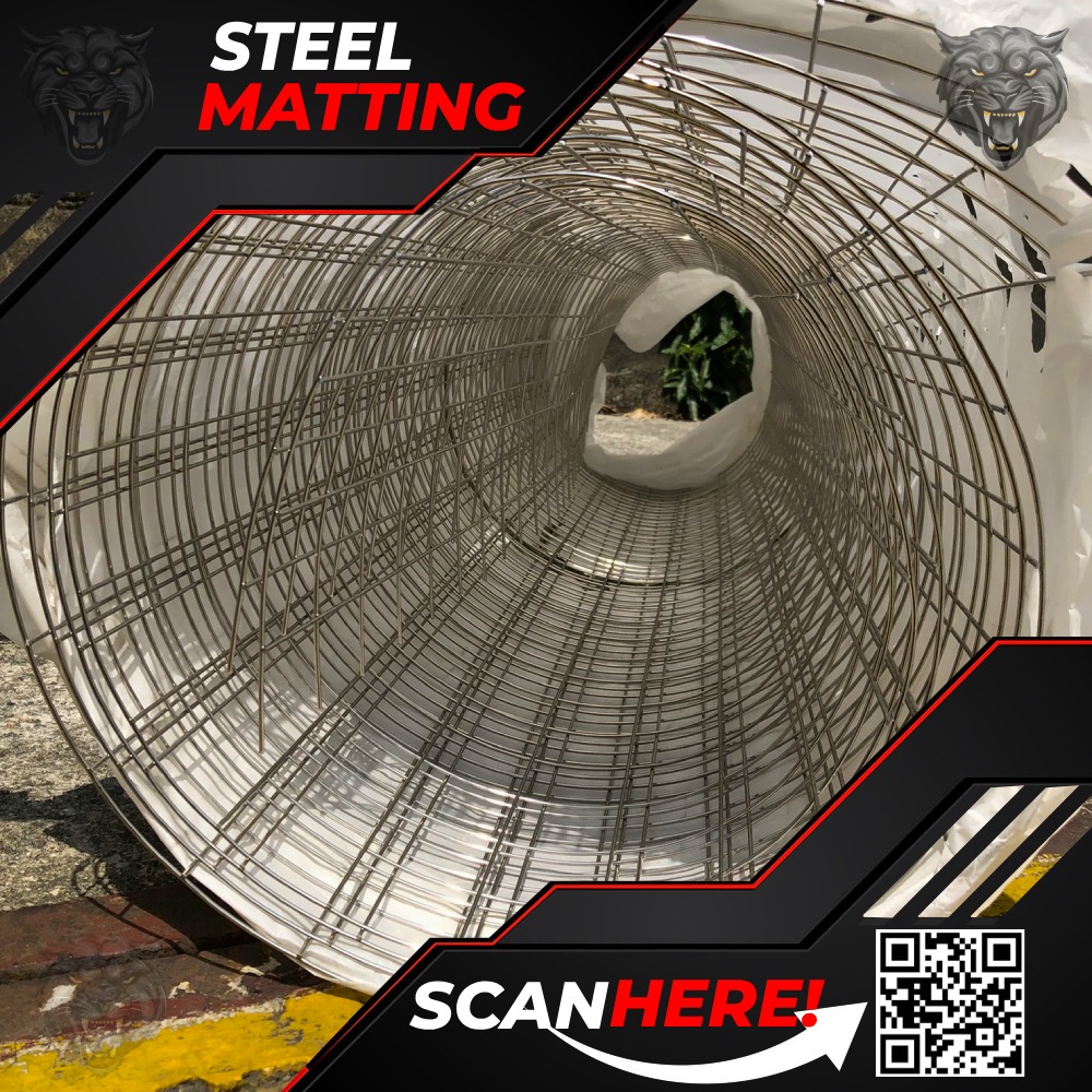 steel matting welded wire mesh5.5mm6' x 20'4"x4" | Steel Matting ...