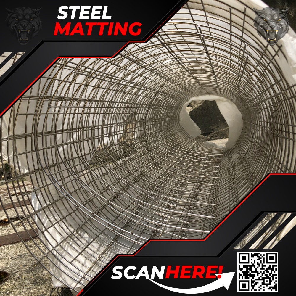 steel matting welded wire mesh2.8mm6' x 20'4"x4" | Steel Matting ...