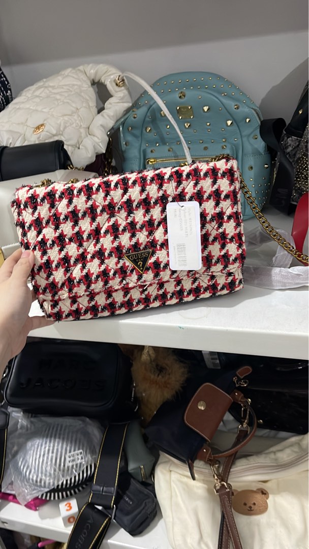 tas goess tweed baru, Fesyen Wanita, Tas & Dompet di Carousell