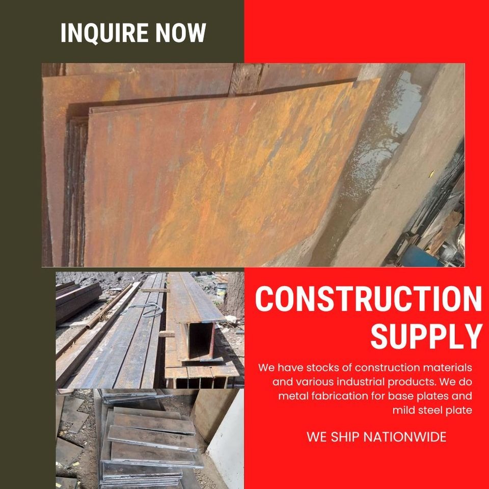 Threaded Rod and Base Plate / A325 Bolt and Nut / Headless Bolt / MS ...