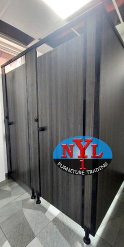 Toilet Partition / Compact phenolic / with nylon accesories, Furniture ...