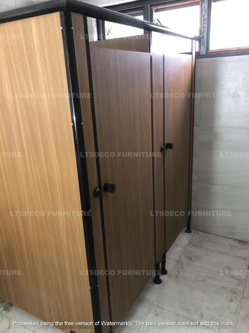 TOILET PARTITION MODULAR CUBICLE OFFICE FURNITURES, Furniture & Home ...