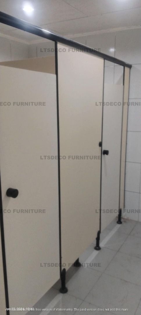 TOILET PARTITION MODULAR CUBICLE OFFICE FURNITURES, Furniture & Home ...