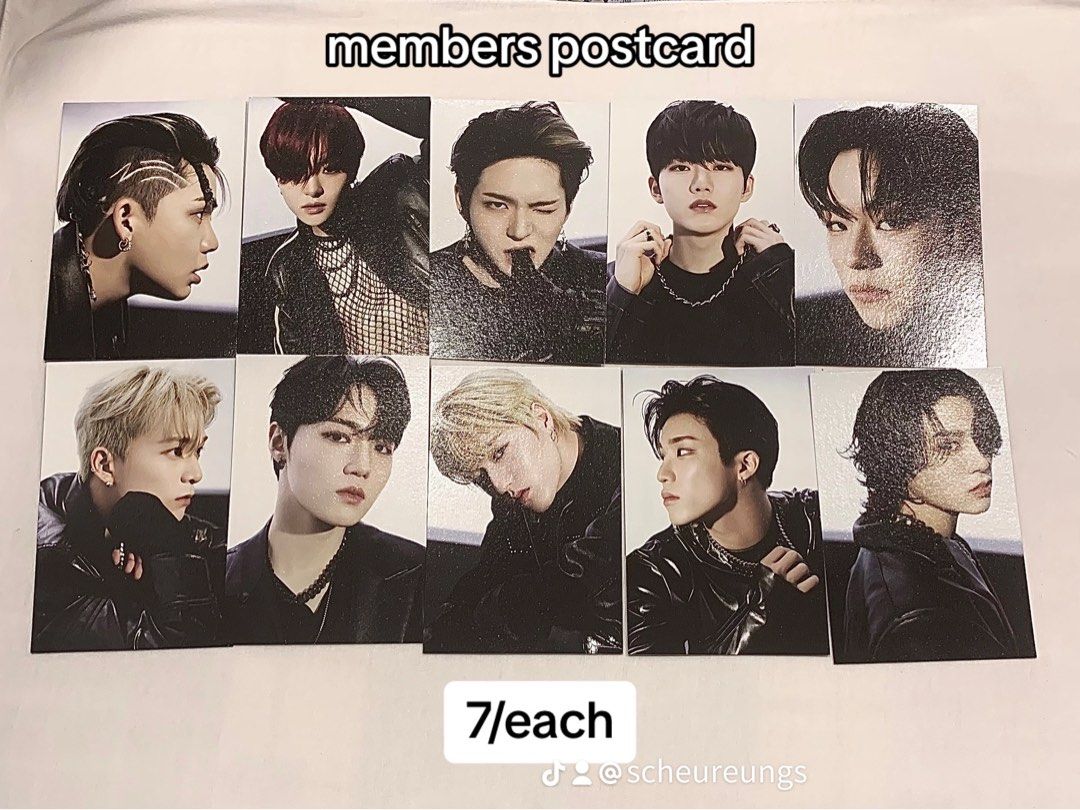 TREASURE REBOOT member postcards, Hobbies & Toys, Collectibles ...