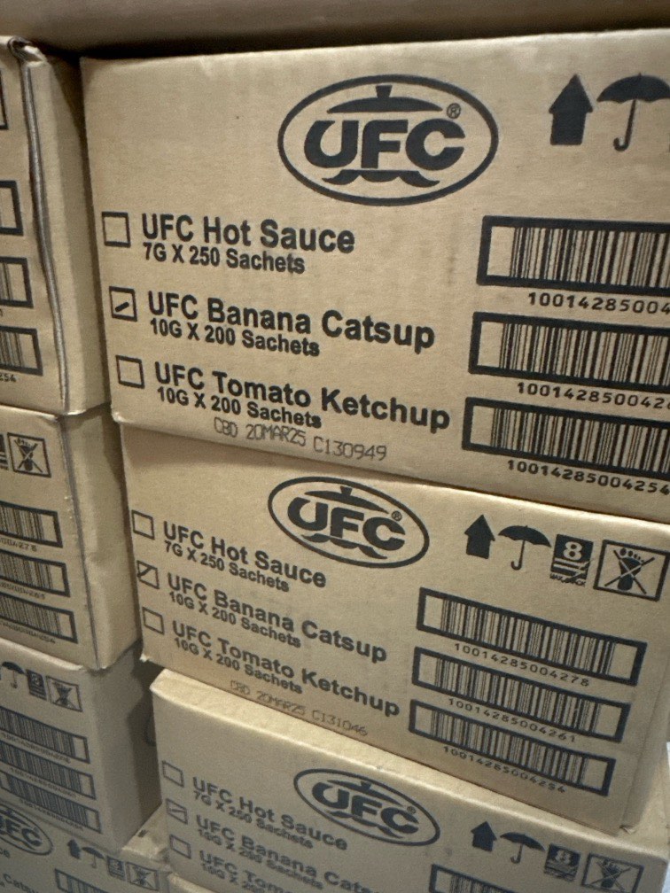 UFC BANANA SACHET / HOT-SAUCE SACHET PER BOX, Food & Drinks, Spice ...