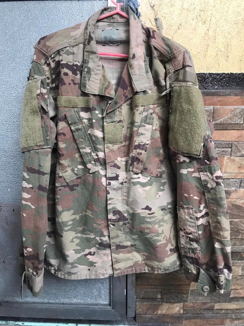 US MILITARY MULTICAM CAMOUFLAGE...Size S/M, Men's Fashion, Coats ...