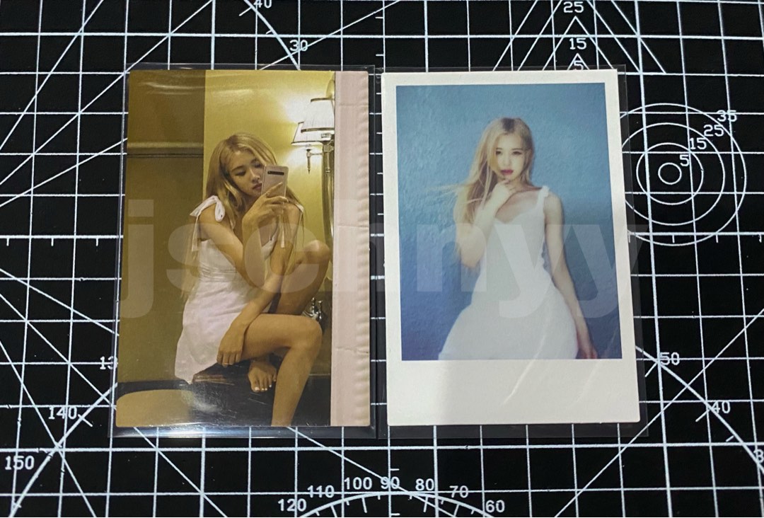 [Take both] WTS blackpink rosé summer diary in hawaii limited edition pola poca pc photocard ...